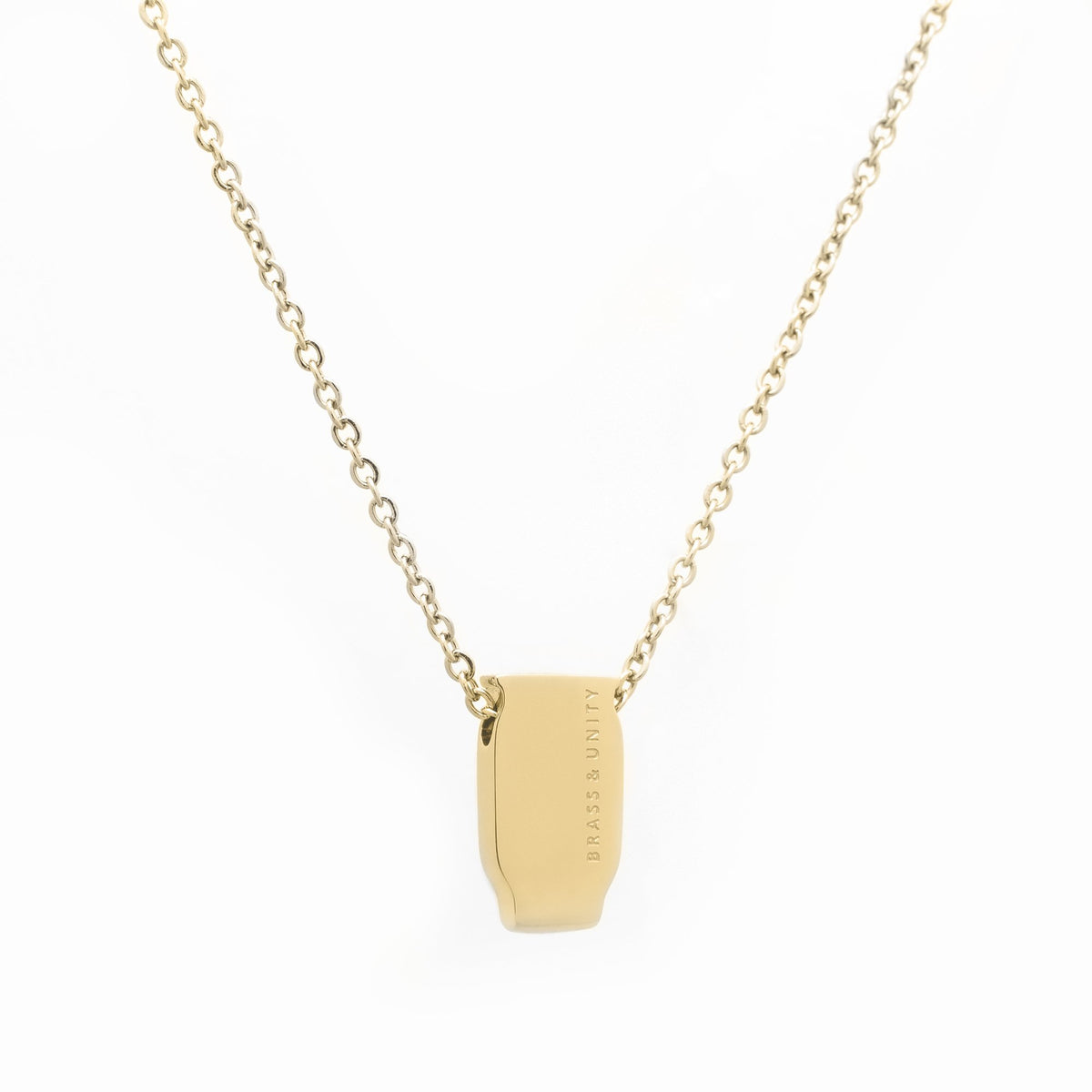 Mini 2D Necklace From Brass & Unity | Order Online